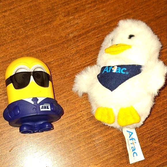Toys | Aflac Plush Duck And Minion Toy Set | Poshmark